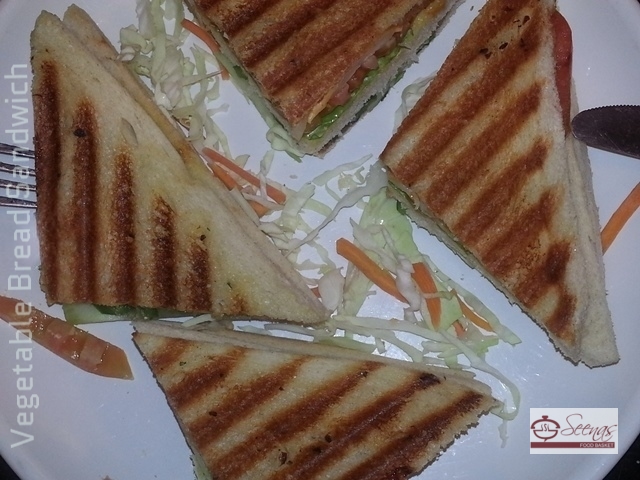 Vegetable Bread Sandwich.